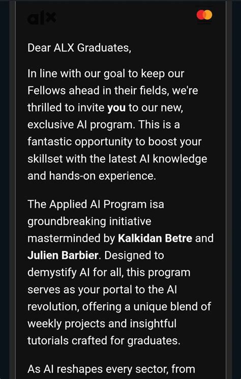 Nabil Mohamed On Linkedin Ai Machinelearning Fellowship Alx Upskilling Learning Alxafrica