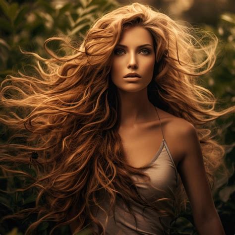 Premium Ai Image Woman Hair Style Wild Life Photography Hdr 4k