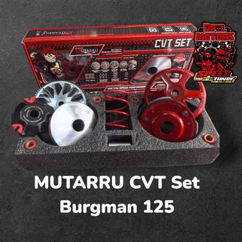 Mutarru Cvt Set Burgman 125 Shopee Philippines