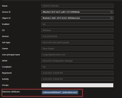 Automating Entra Device Extension Attributes With Intune Remediation