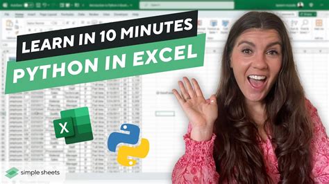 Python For Excel In Minutes YouTube