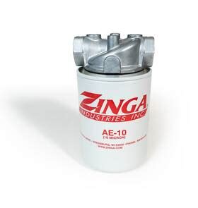 Zinga Zaf 10 25 1 3 Ae 10 Micron Hydraulic Filter Base Npt