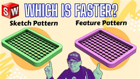 Tech Tip Which Is Faster A Sketch Pattern Or A Feature Pattern