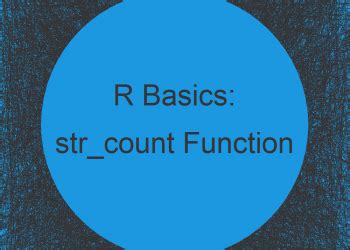 Stringr Package In R Tutorial Programming Examples