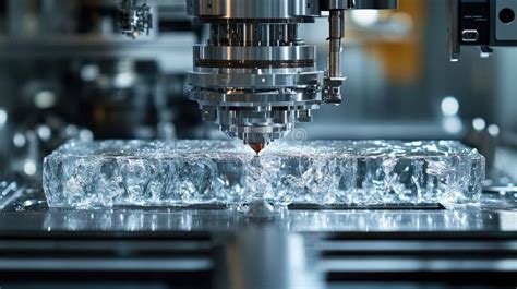 Machining Of A Part On A Numerically Controlled Machine Industrial Production Using A Cnc