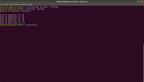 Strings In C C With Examples And Quizzes Dataflair