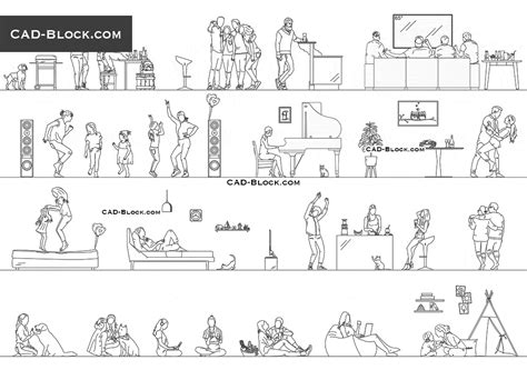Relax And Party Cad Blocks In Autocad