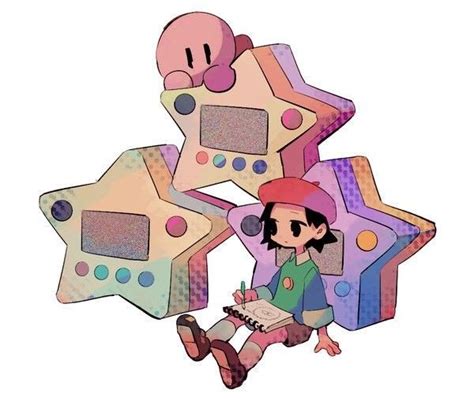 Pin By Nemo On Kirby Kawaii Art Graphic Poster Art Cute Art