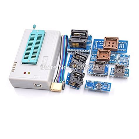100 Original 2017 NEW V6 5 Mini Pro TL866A Usb Programmer 9 Items IC Adapters High Speed TL866