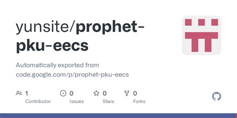 Github Yunsiteprophet Pku Eecs Automatically Exported From Code