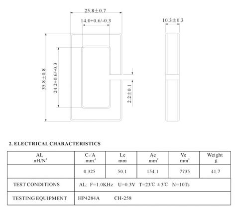 Hall Effect Current Sensor Core Split Gapped Ferrite Core