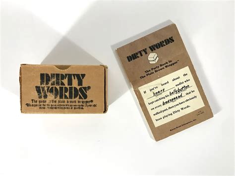 S S Sex Game Lot Dirty Words Dice Game And Dirty Mad Libs Book Etsy