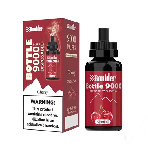 Boulder Bottle 9000 Disposable Vape Kit 18ml Vapesourcing