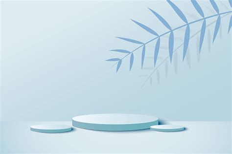 포디움과 최소한의 파란색 벽 장면 연단 추상 적 배경 3d 렌더링 플랫폼 기하학적 파란색 파스텔배경 벡터 3d 블루 파스텔 렌더링 배경 스튜디오 씬의 제품을 위한 무대 0