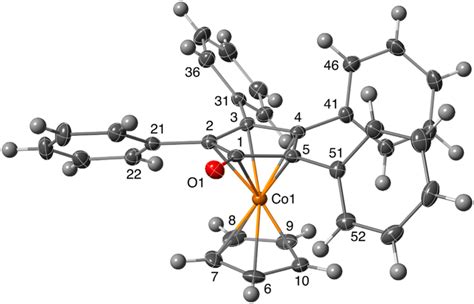 Molecular Structure And Selected Atom Numbering Scheme For 5