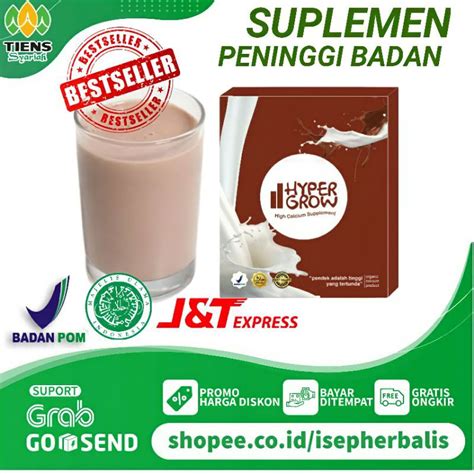 Jual Hypergrow Hyper Grow Original Asli Paket Susu Peninggi Badan Organik Shopee Indonesia