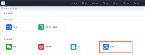 支付宝登录 竹云idaas•开放平台