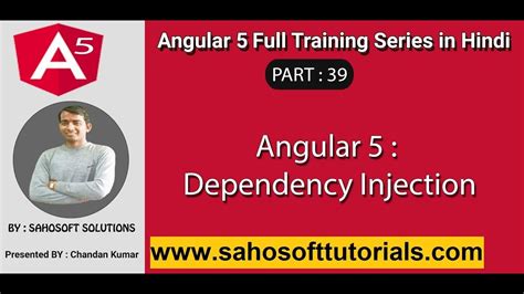 angular 5 dependency injection part 39 angular 5 full training in