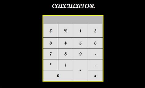 GitHub Nikfcb Calculator The Basic Calculator Build With The Help Of HTML CSS JS Skills