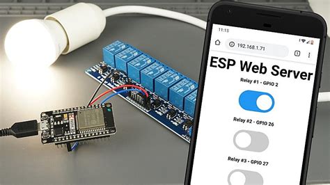 Esp32 继电器模块 控制交流电器（web 服务器） 趣讨教