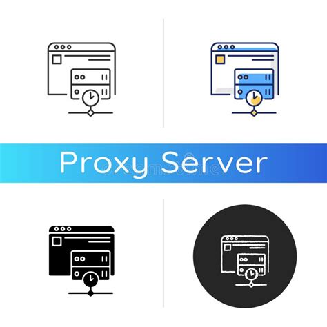 Caching Icon In Different Style Vector Illustration Two Colored And