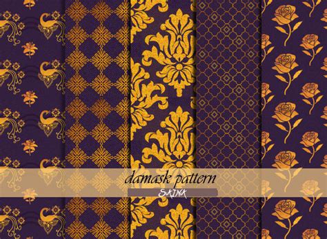 Damask Patterns By S A I N A On DeviantArt