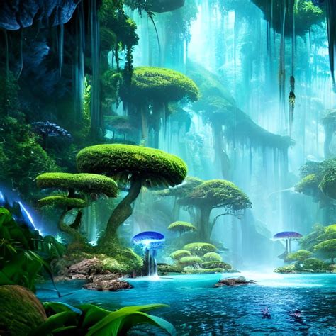 Rainforest Fantasy World Wallpapers Wallpaper Cave