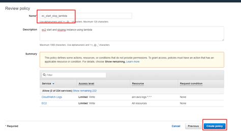 AWS EC Instance Start Stop Using AWS Lambda Python