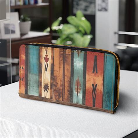 Southwestern Aesthetic Wallet For Women Native American Tribal