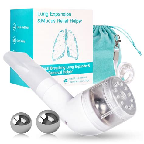 Mucus Clearing Device And Air Physio Lung Exerciser Breathing Aid