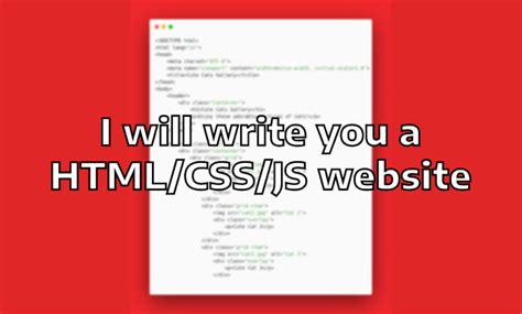 Write You A Website With Javascript Html And Css By Theepicface007 Fiverr