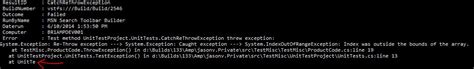 C Getting The Stacktrace For A Testcaseresult That Failed In Tfs Via