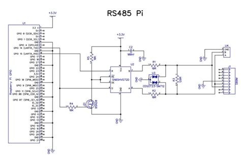 Raspberry Pi How Does Rs485 Pi 2 Wire Transceiver Connection Work