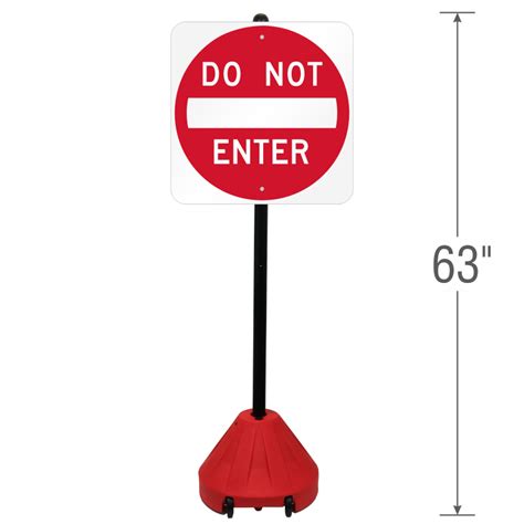 Durable Do Not Enter Traffic Signs