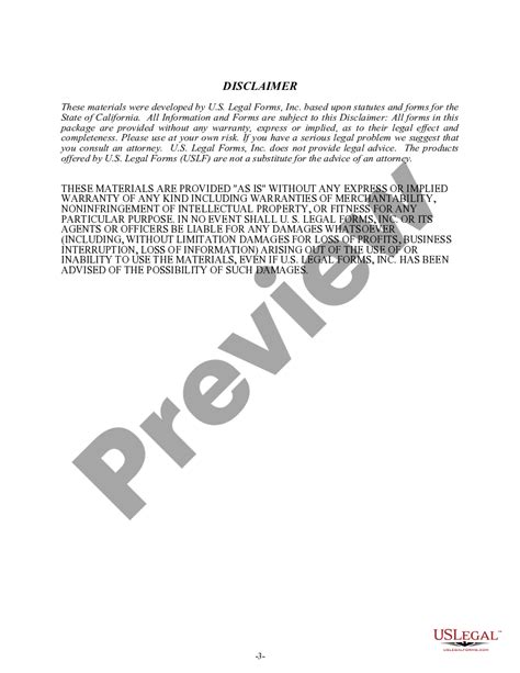 California Renunciation And Disclaimer Of Property Received By