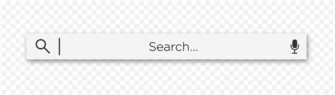 Premium Vector Search Bar Web Element With Text Field And Search