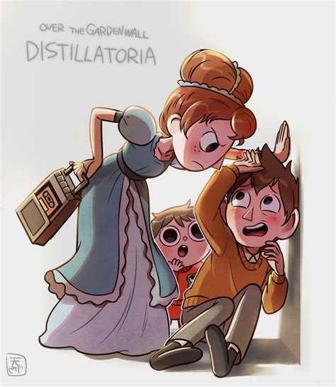 Wirt Gregory And Beatrice Over The Garden Wall Drawn By Tempizza