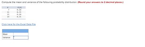 Solved Click Here For The Excel Data File Chegg Com
