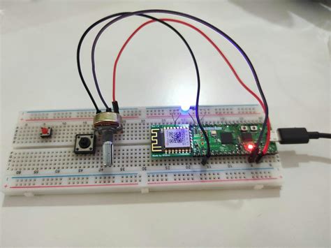 controlling led remotely from aws using wizfi360 evb pico
