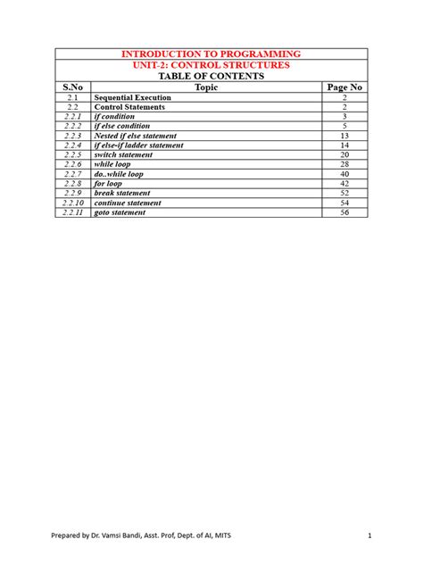 unit 2 material introduction to programming 1 pdf control flow software engineering