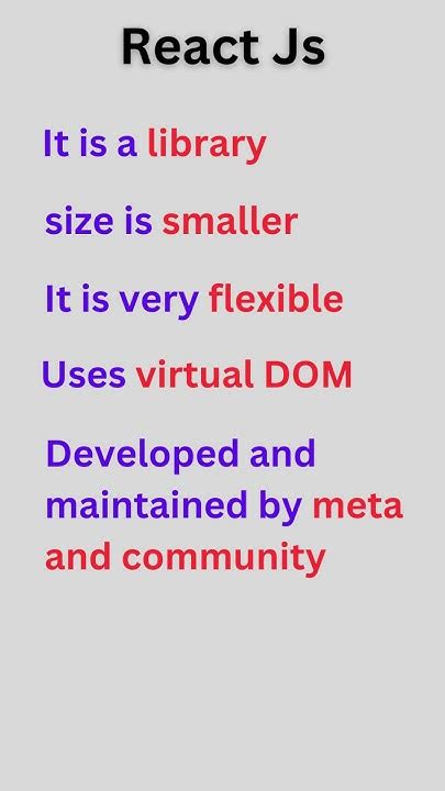 React Js Vs Angular Js Shorts Youtubeshorts Reactjs Angularjs