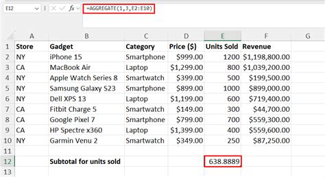 6 Ways To Subtotal In Microsoft Excel How To Excel
