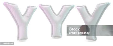 대문자 Y 대문자 배경에 풍선 흰색 풍선입니다 3d 3차원 형태에 대한 스톡 사진 및 기타 이미지 3차원 형태 개체 그룹 공기 주입 Istock
