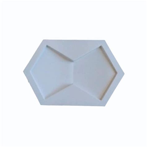 Molde De Abs 2mm Para Placas De Gesso 3d Modelo Pentágono Em Promoção