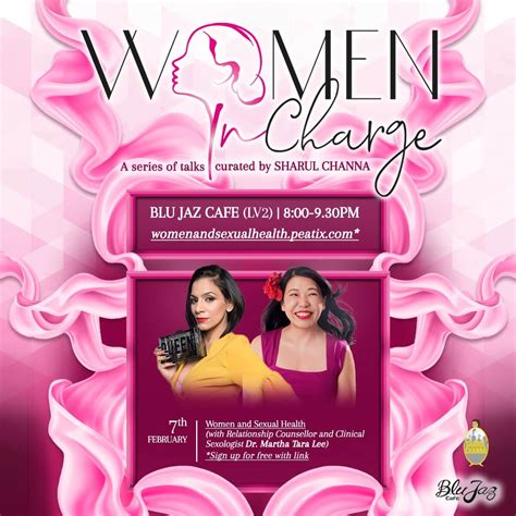 Women In Charge Sexual Health Talk With Dr Martha Tara Lee And