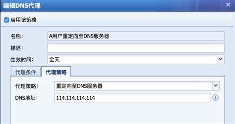 重定向至dns服务器 行为管理ac 深信服技术支持
