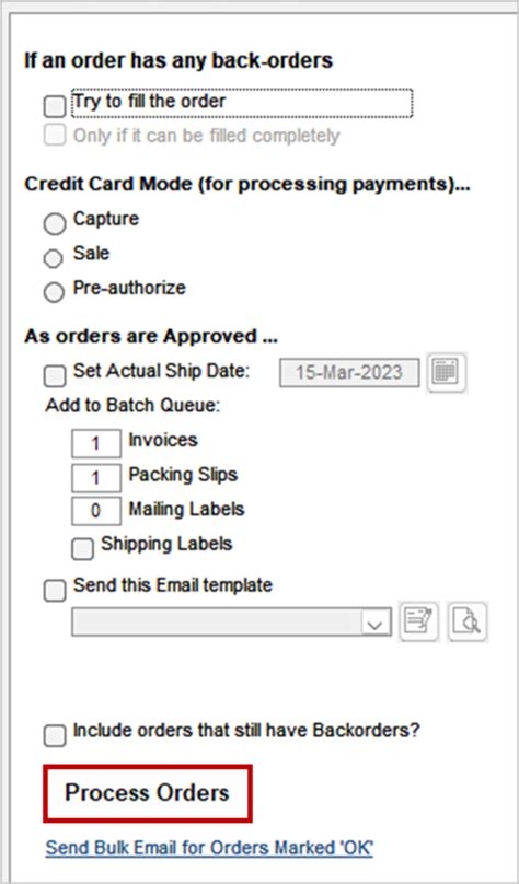 Standard Simple Backorder Process Stone Edge Order Manager