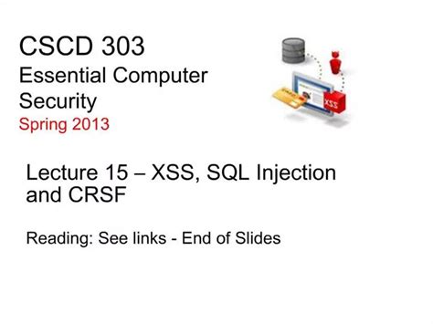 PPT CSCD Essential Computer Security Spring PowerPoint Presentation ID