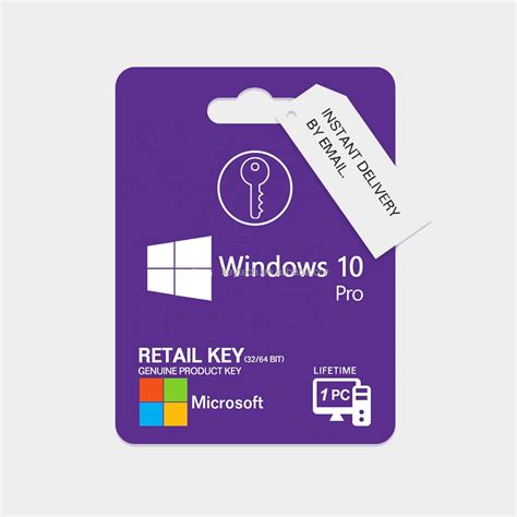 Microsoft Windows 10 Pro Retail Key Uk Online