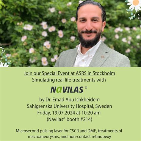 Od Os Inc On Linkedin Asrs2024 Navilas Asrs2024 Stockholm Ophthalmology Navilas Retina